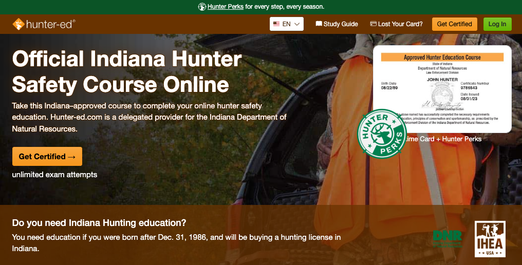 How to Get Your 2026 Hunter Education Course Indiana | Hunter-ed.com™