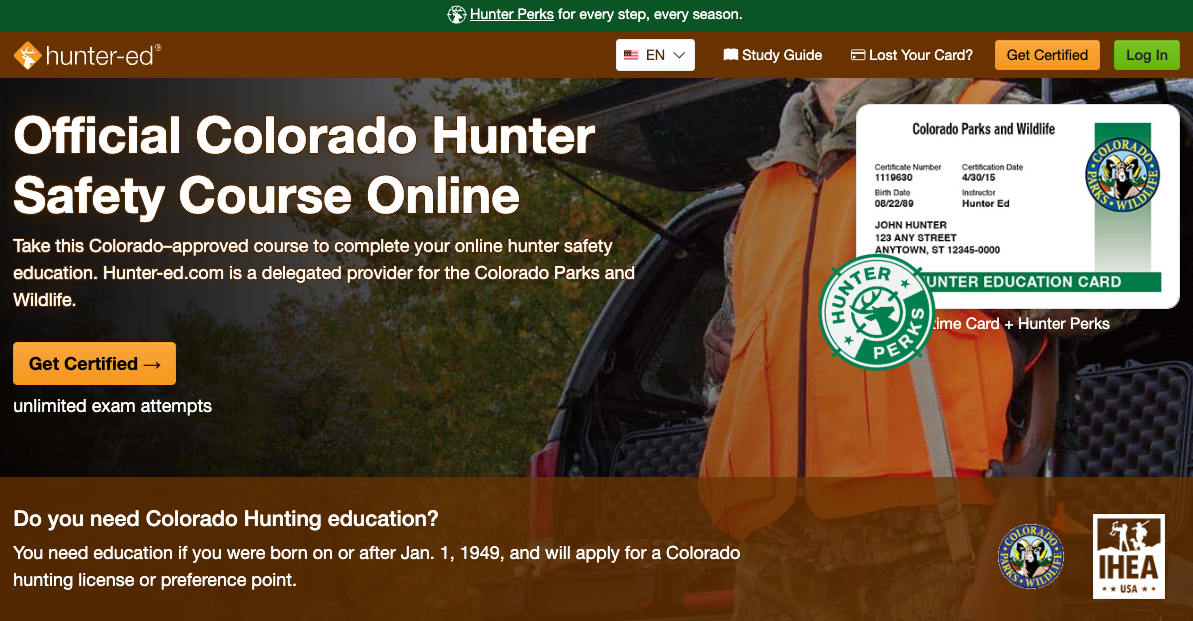 How to Get Your 2026 Colorado Hunter Education | Hunter-ed.com™