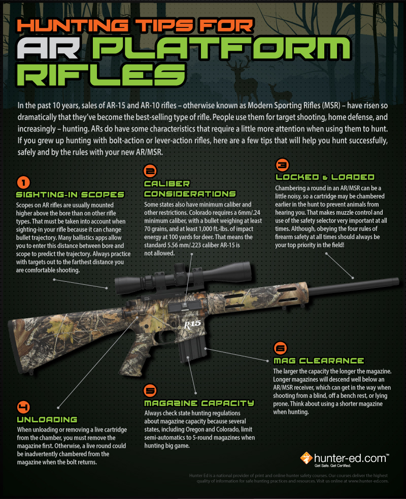 Safe Hunting Tips for AR Platform Rifles | Hunter-ed.com™
